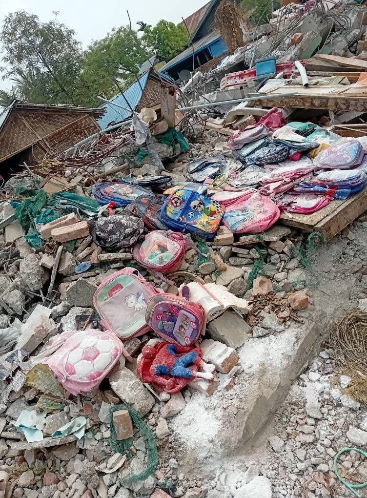 ミャンマー地震発生から1ケ月が経ちました | アジア子ども交流支援センター｜AISSC